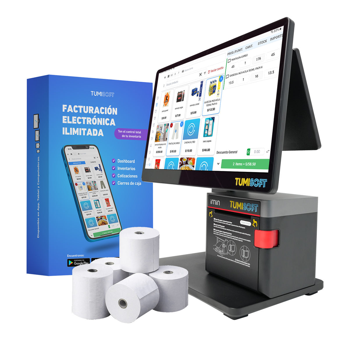 COMBO SWAN 2 4GB DOBLE PANTALLA – TUMISOFT